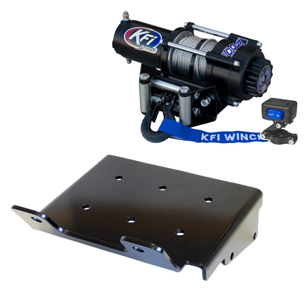 KFI Winch & Winch Mount Kit fits 2002-2007 Suzuki Eiger 400 & Vinson ...