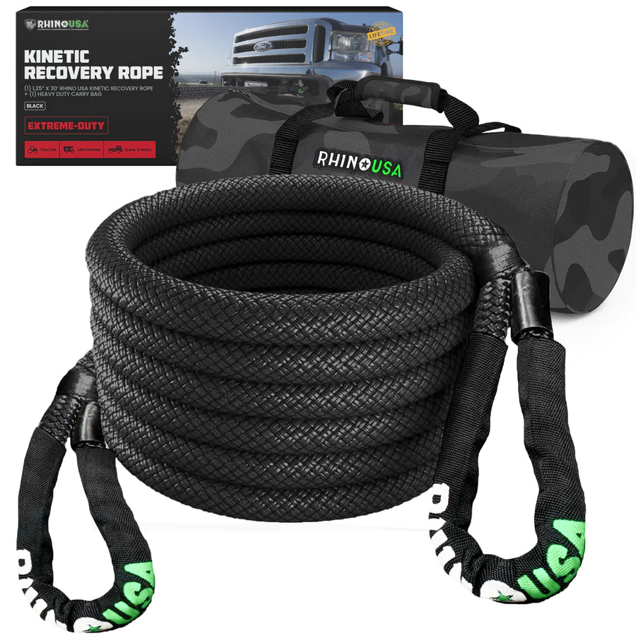 Rhino USA Kinetic Energy Recovery Rope 1.25" x 30' | KROPE-1.25X30 ...