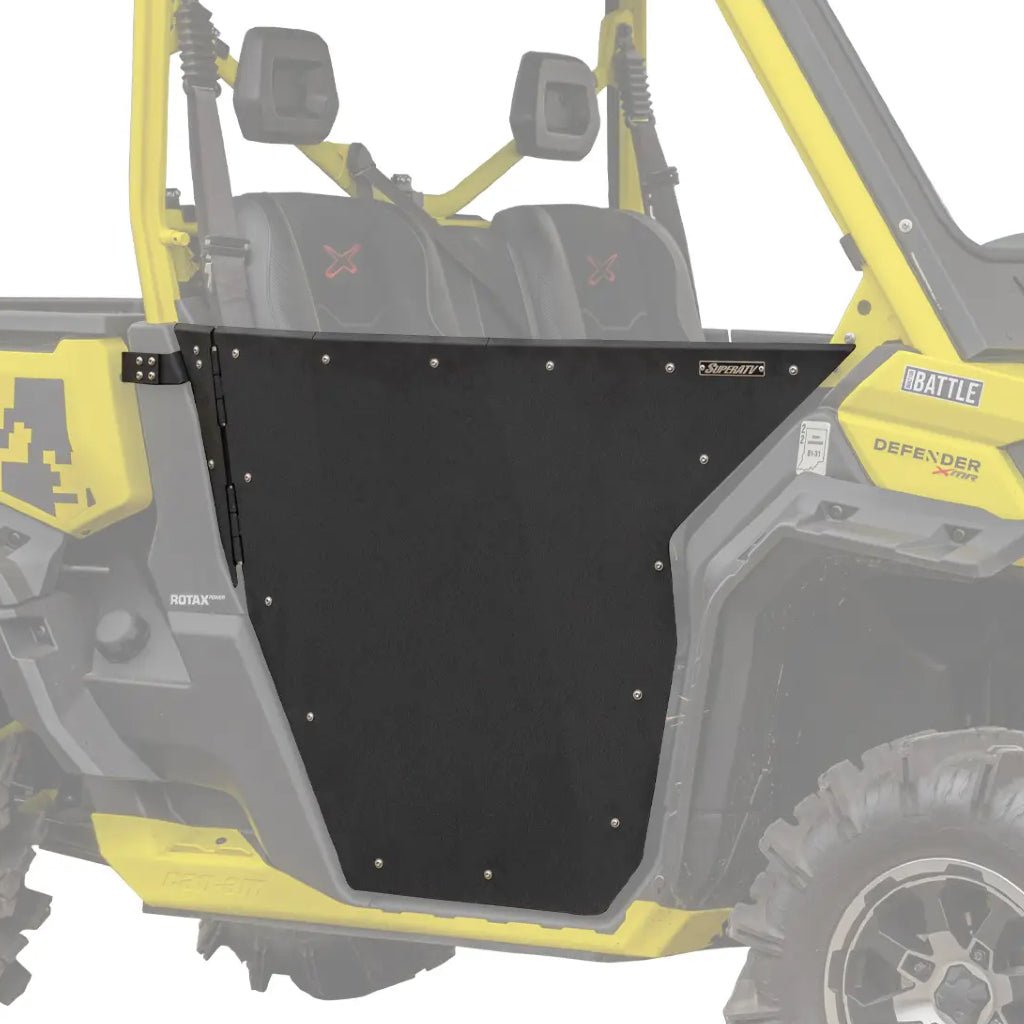 SuperATV Can-Am Defender Aluminum Front Doors | MojoMotoSport.com