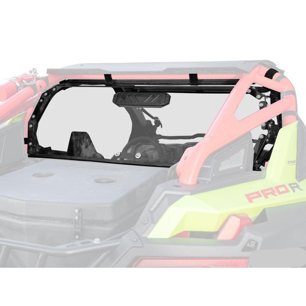 Polaris RZR Pro R Rear Vented Windshield | MojoMotoSport.com