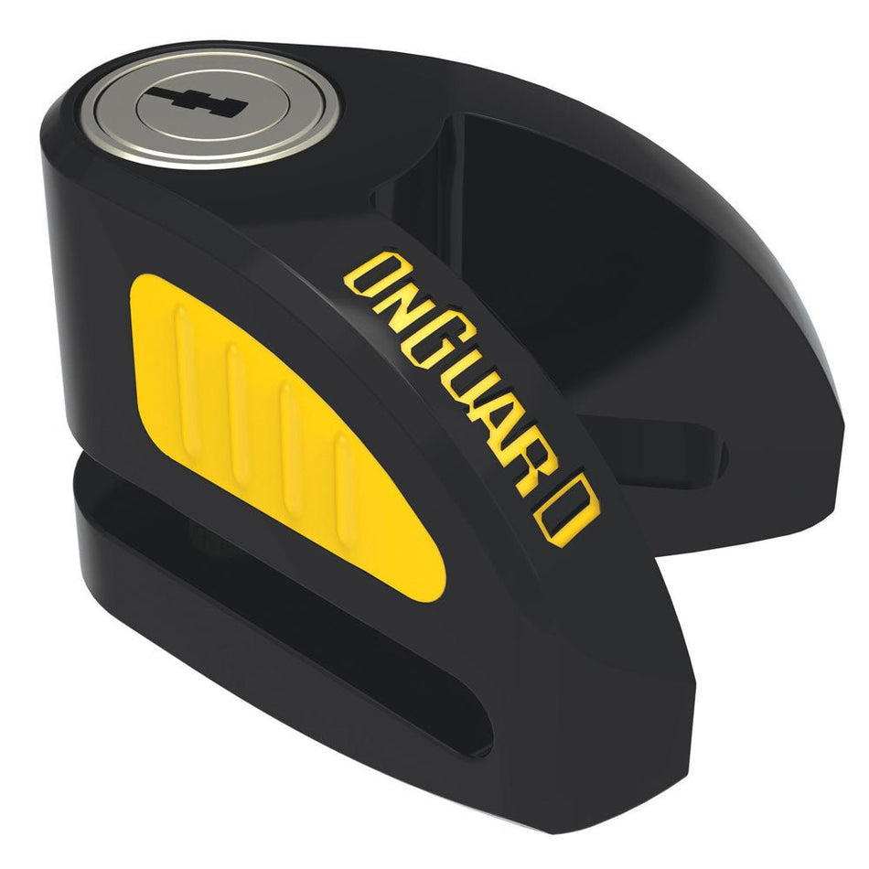 OnGuard Boxer Disk Lock Black w/ Reminder & Pouch | MojoMotoSport.com