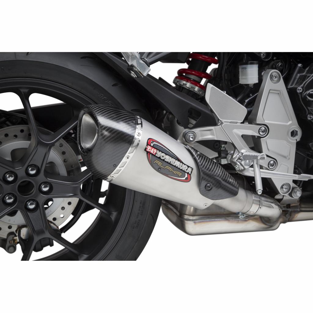 Yoshimura Alpha T Slip-On Exhaust | 12101BP520 – MojoMotoSport.com